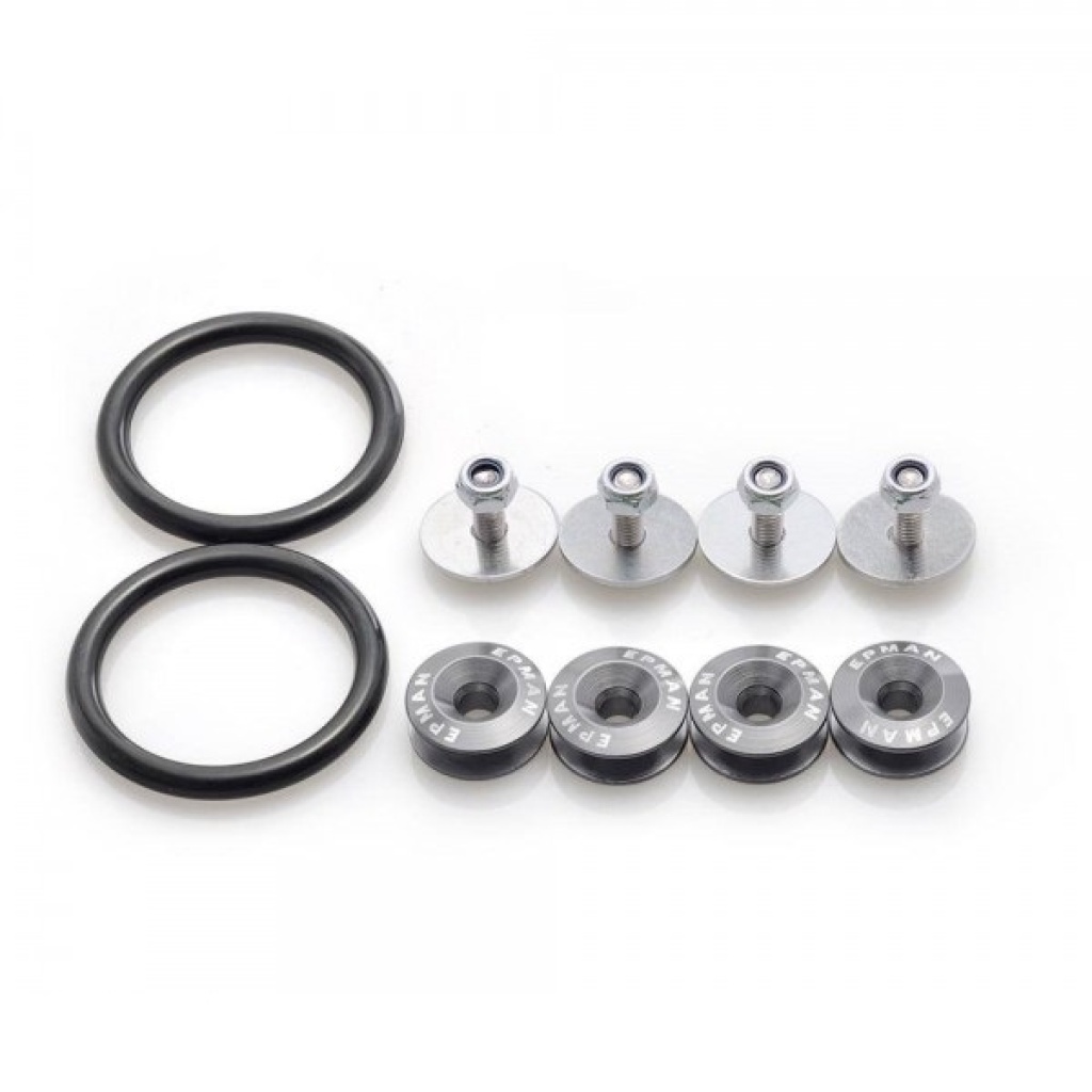 GREY ALUMINIUM QUICK RELEASE BUMPER FASTENERS KIT - BC Direct