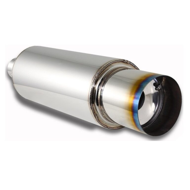 2.5" STAINLESS STEEL MUFFLER WITH BAFFLE - BC Direct
